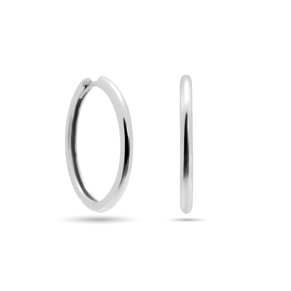 BASIC HOOPS BIG SILBER - Schmuck online einkaufen - fafe collection