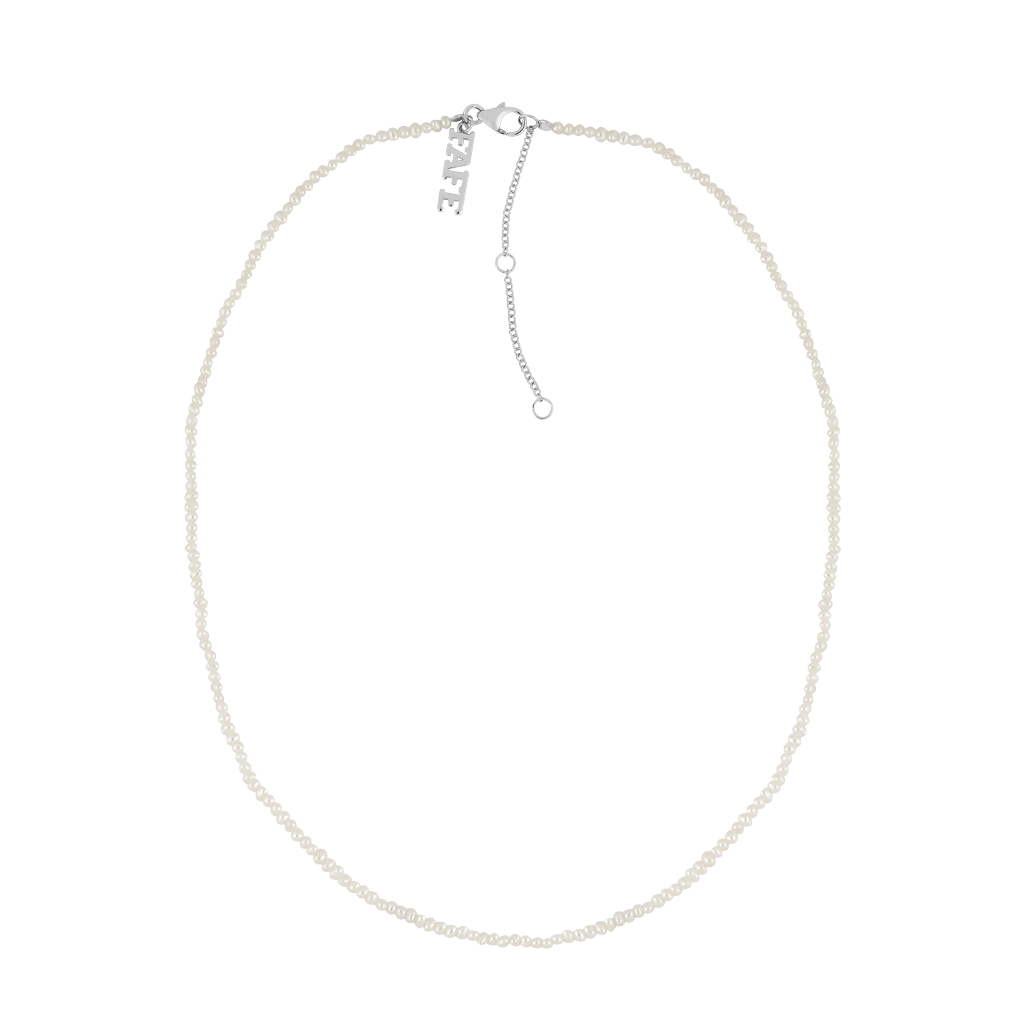 TINY PEARL CHOKER SILBER - Schmuck online einkaufen - fafe collection