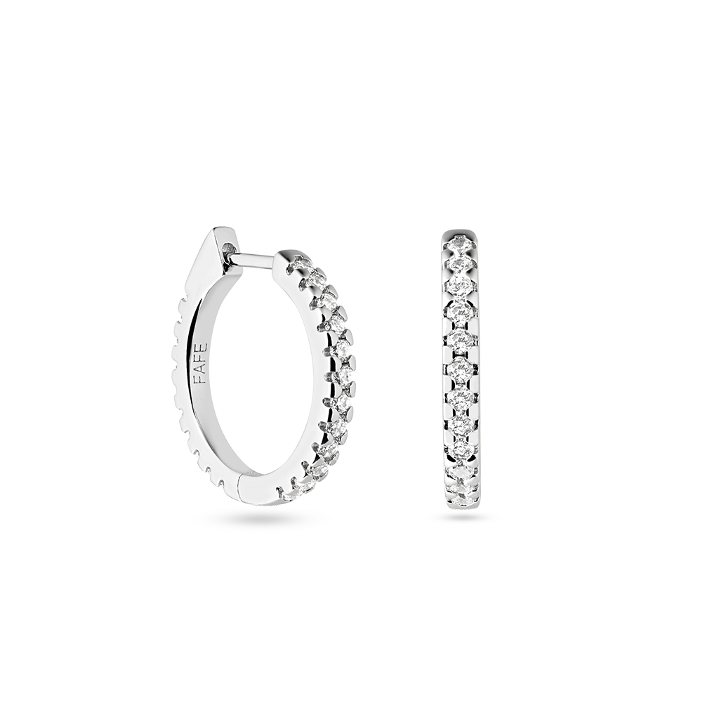 ZOEY HOOPS CLASSIC SILBER - Schmuck online einkaufen - fafe collection
